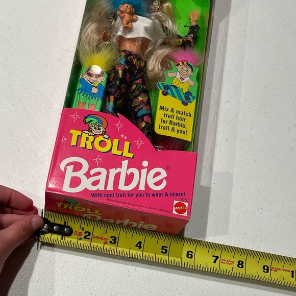 Barbie | Toys | New Mattel 992 Troll Barbie Doll Vintage 1257 Blonde ...